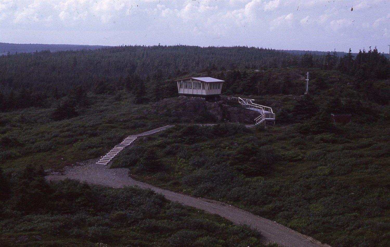 1967, Ranger Tower, Fire Lookout, Cabin ? National Park ? Vintage Color ...
