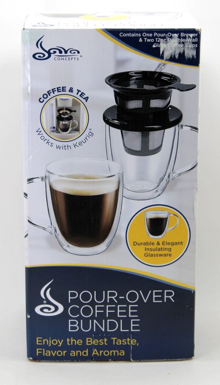Java Concepts Pour Over Coffee Bundle, Keurig, iCoffee Compatible ...