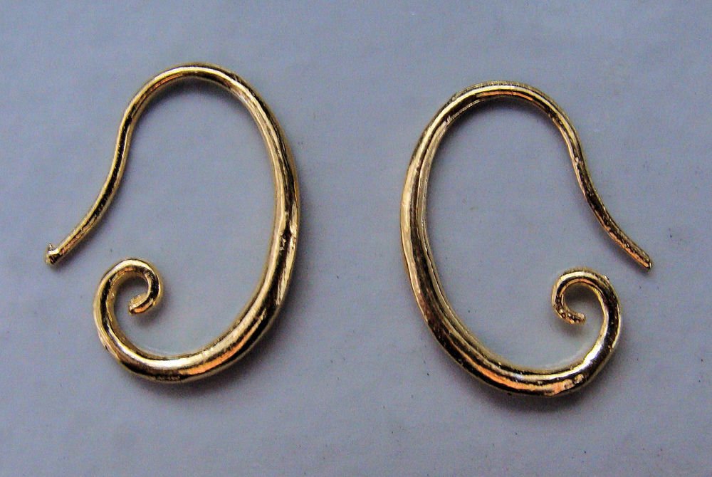 OUR EXCLUSIVE 15mm Extra Fancy INTERCHANGEABLE Earring Wires Vermeil ...