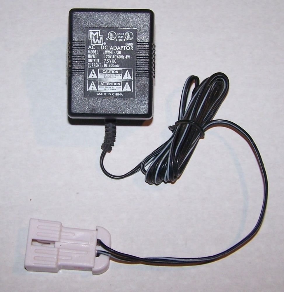 MW AC Adapter Model MW41-730 Output 7.5 DC / 300mA