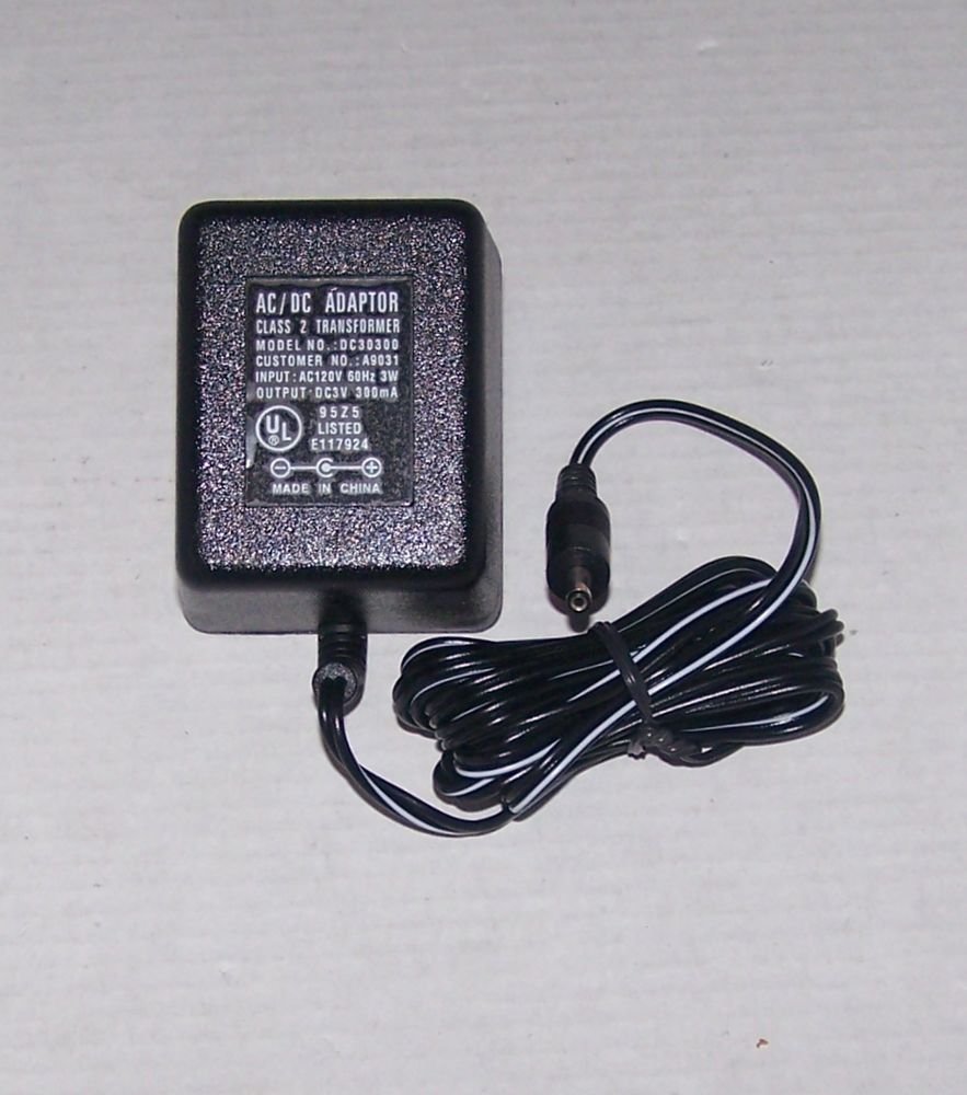 AC/DC Adapter Model DC30300 Output 3VDC 300mA
