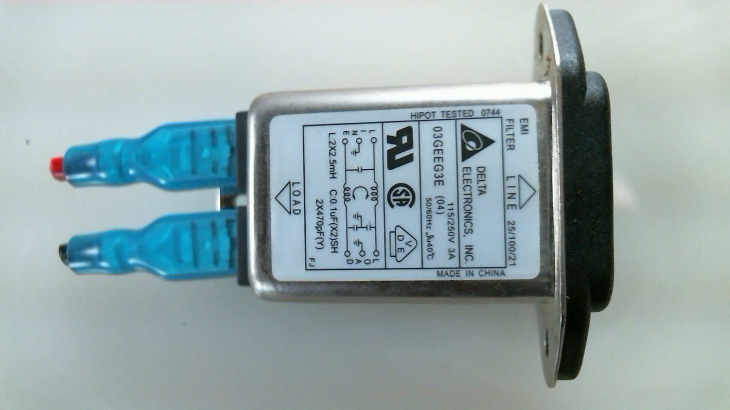 EMI Filter 03GEEG3E 115 250V 3A from RCA L26WD21