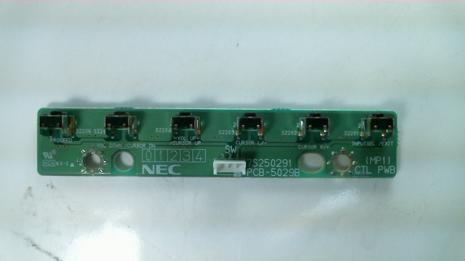 NEC PCB-5029B Key Controller Board