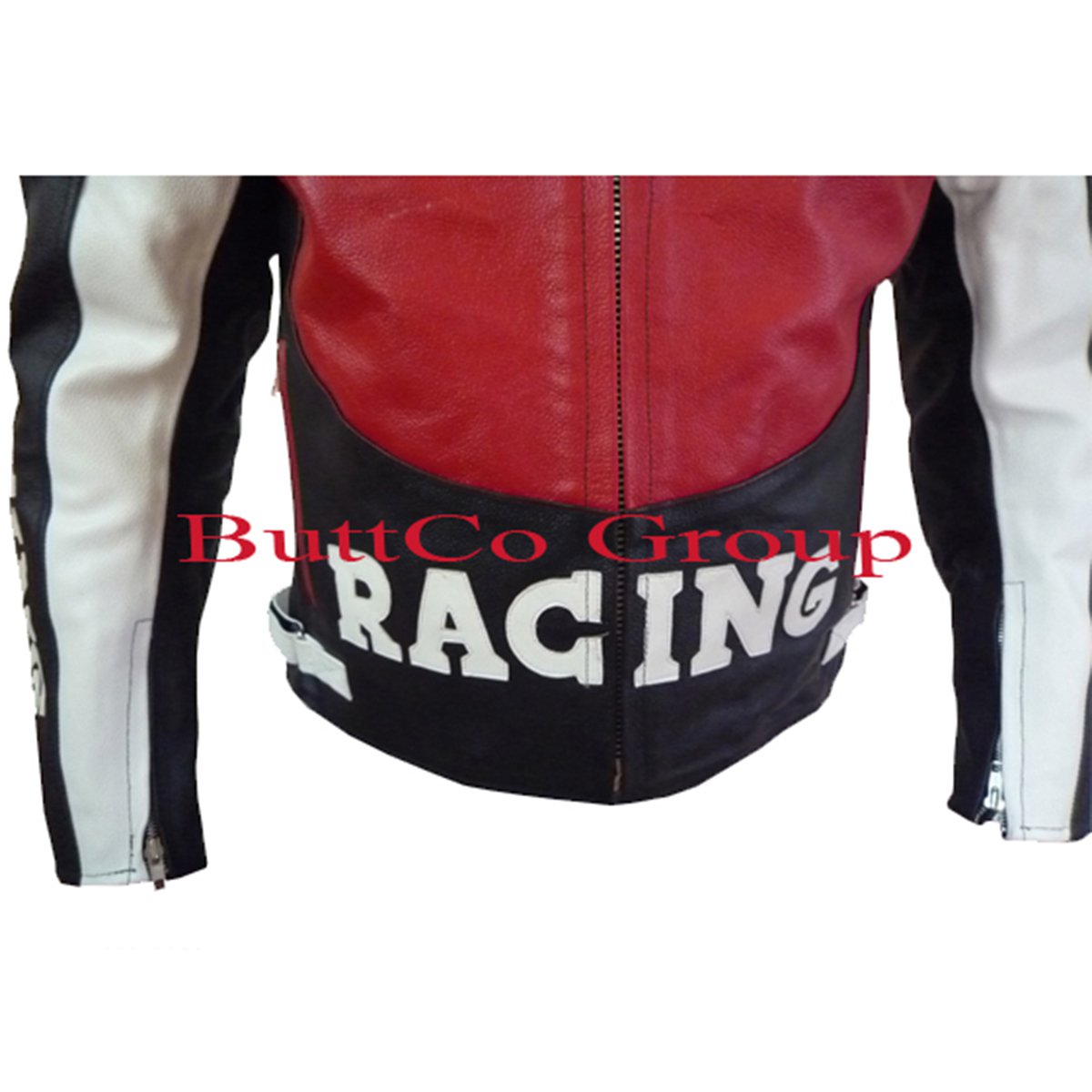 Honda CBR Cowhide Leather Motorcycle Safety Racing Jacket -- Free Shipping
