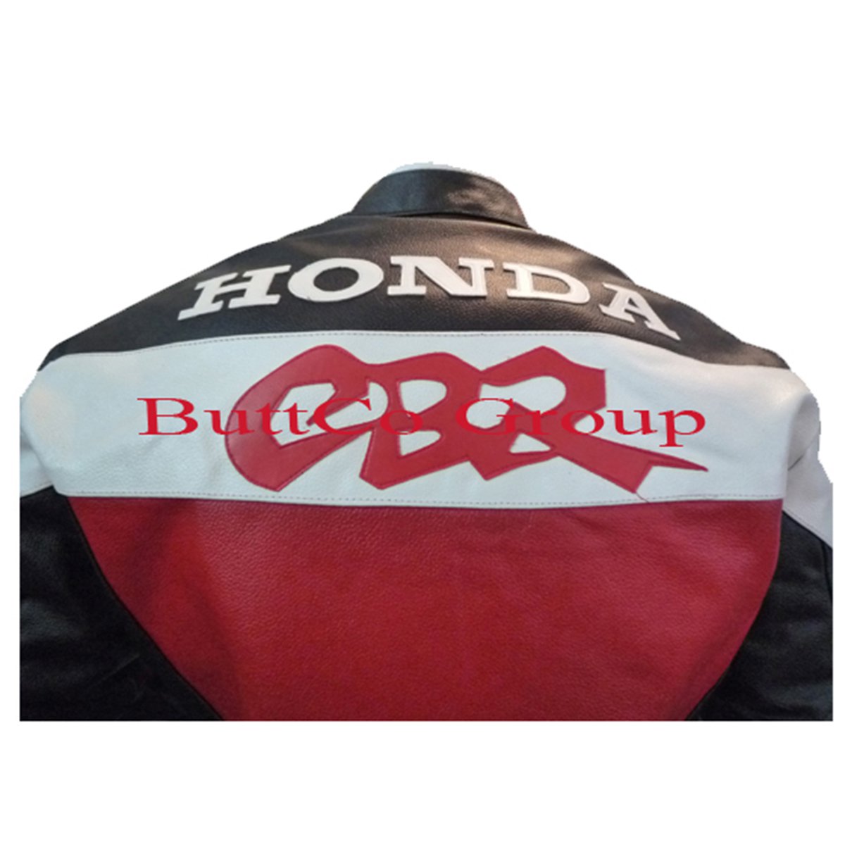 Honda CBR Cowhide Leather Motorcycle Safety Racing Jacket -- Free Shipping