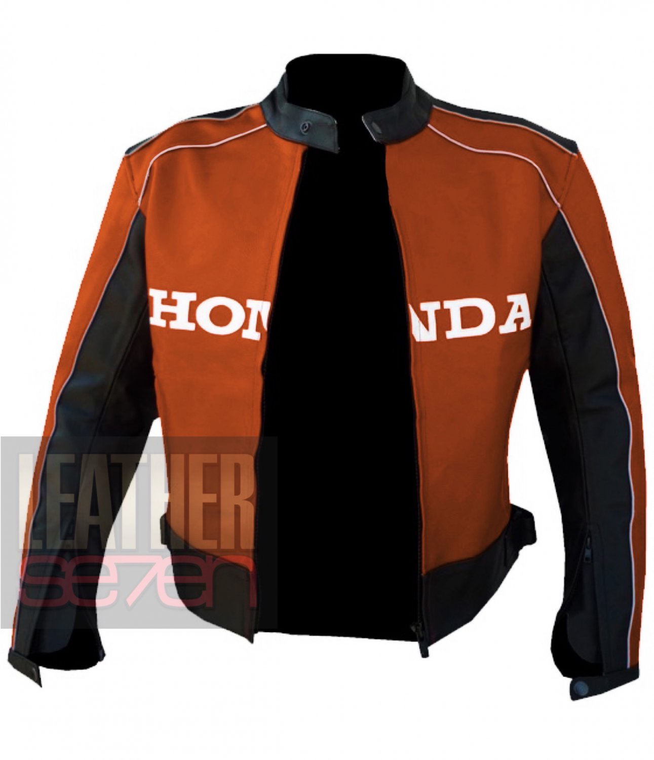 Outstanding Quality Cowhide Leather Motorcycle Safety Jacket ... Honda ...