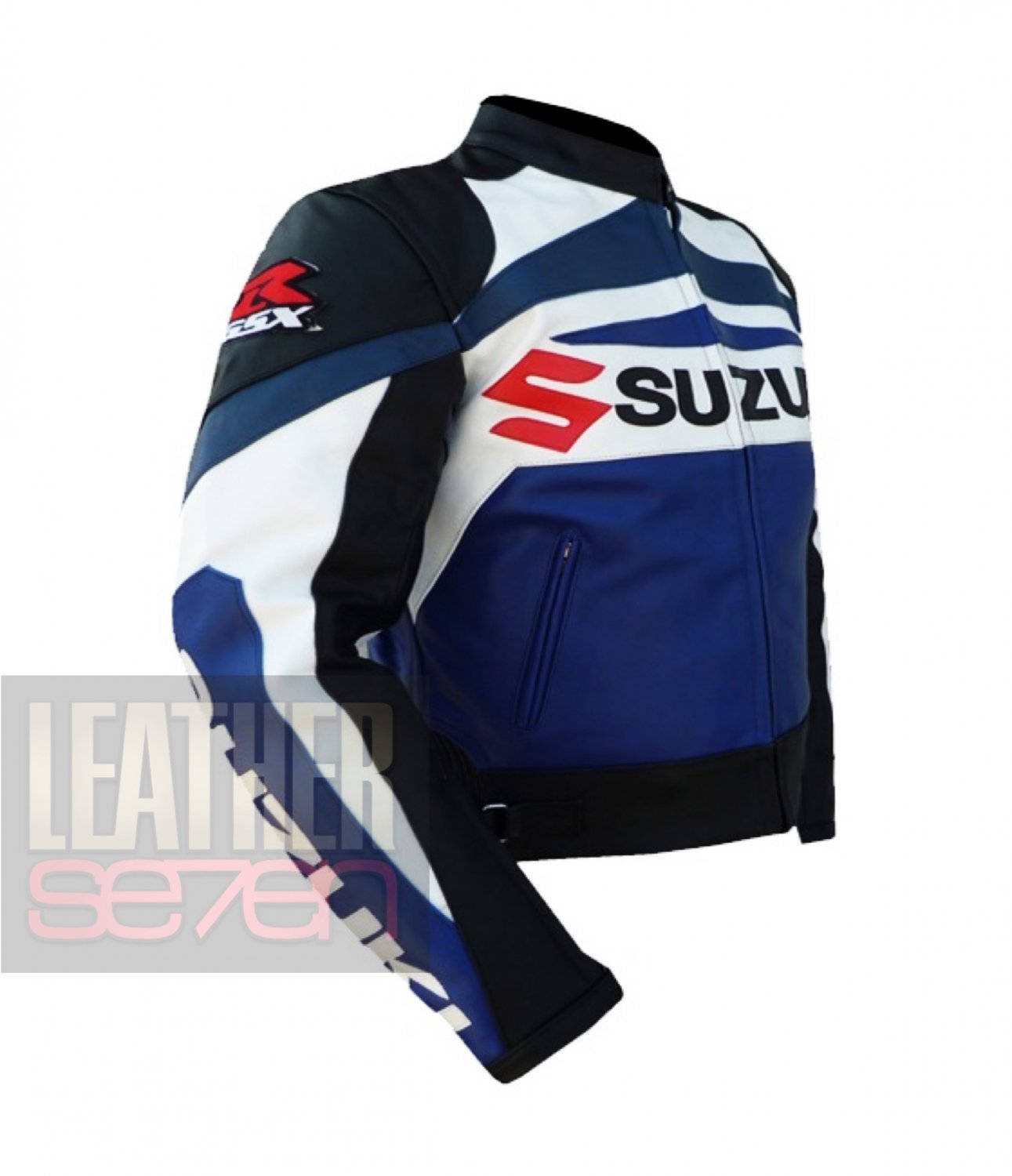 Pure Cowhide Genuine Leather Jackets For Professional Racers .. Suzuki ...