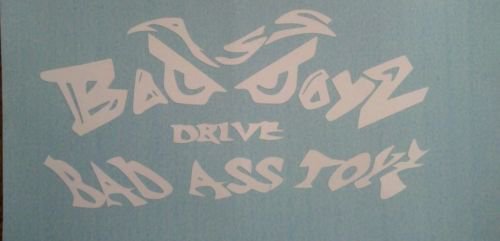 Bad boys window decal graphic chevy ford dodge truck car