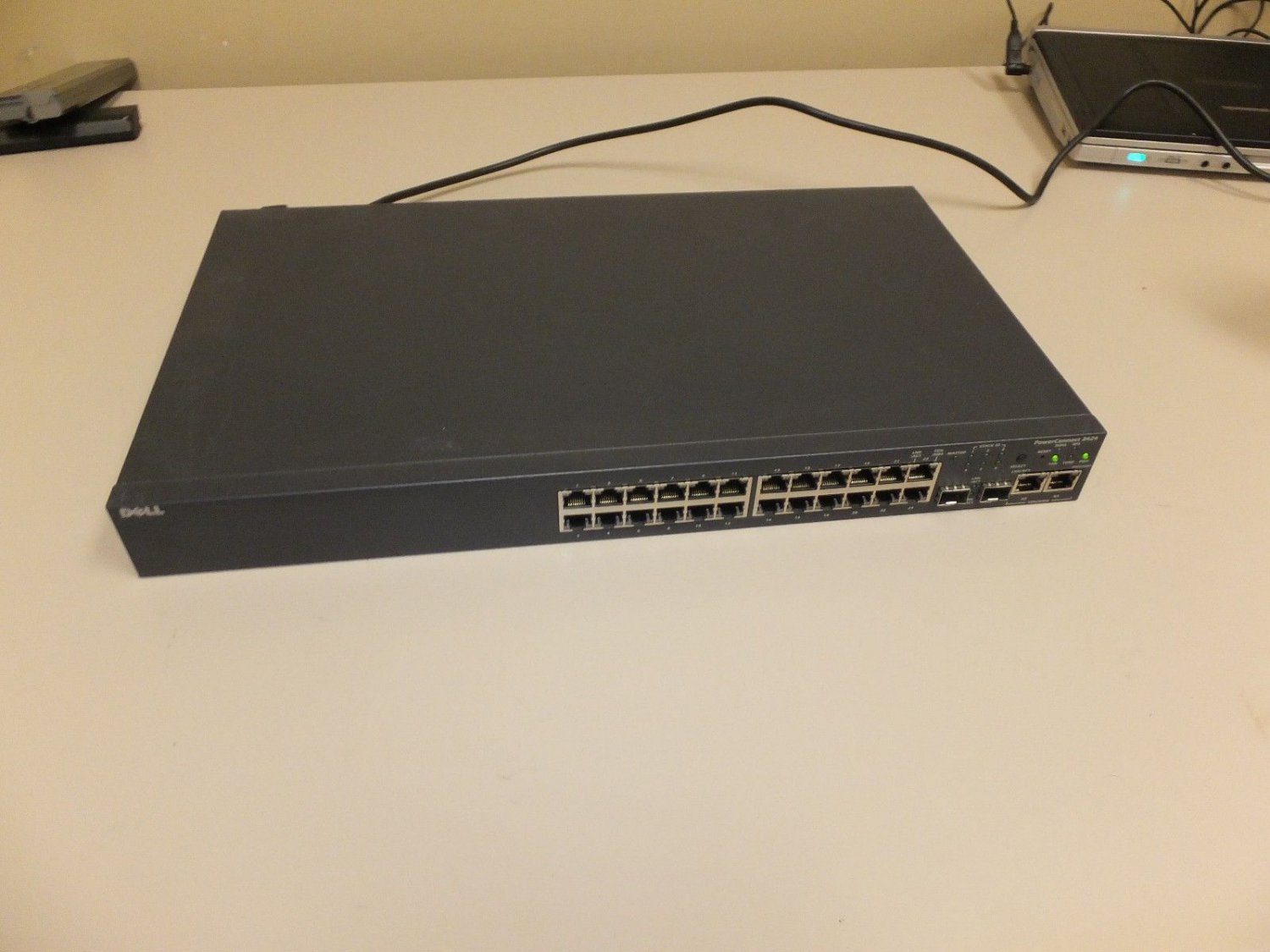Dell PowerConnect 3424 10/100 24-Port Ethernet Network Switch TESTED /W ...