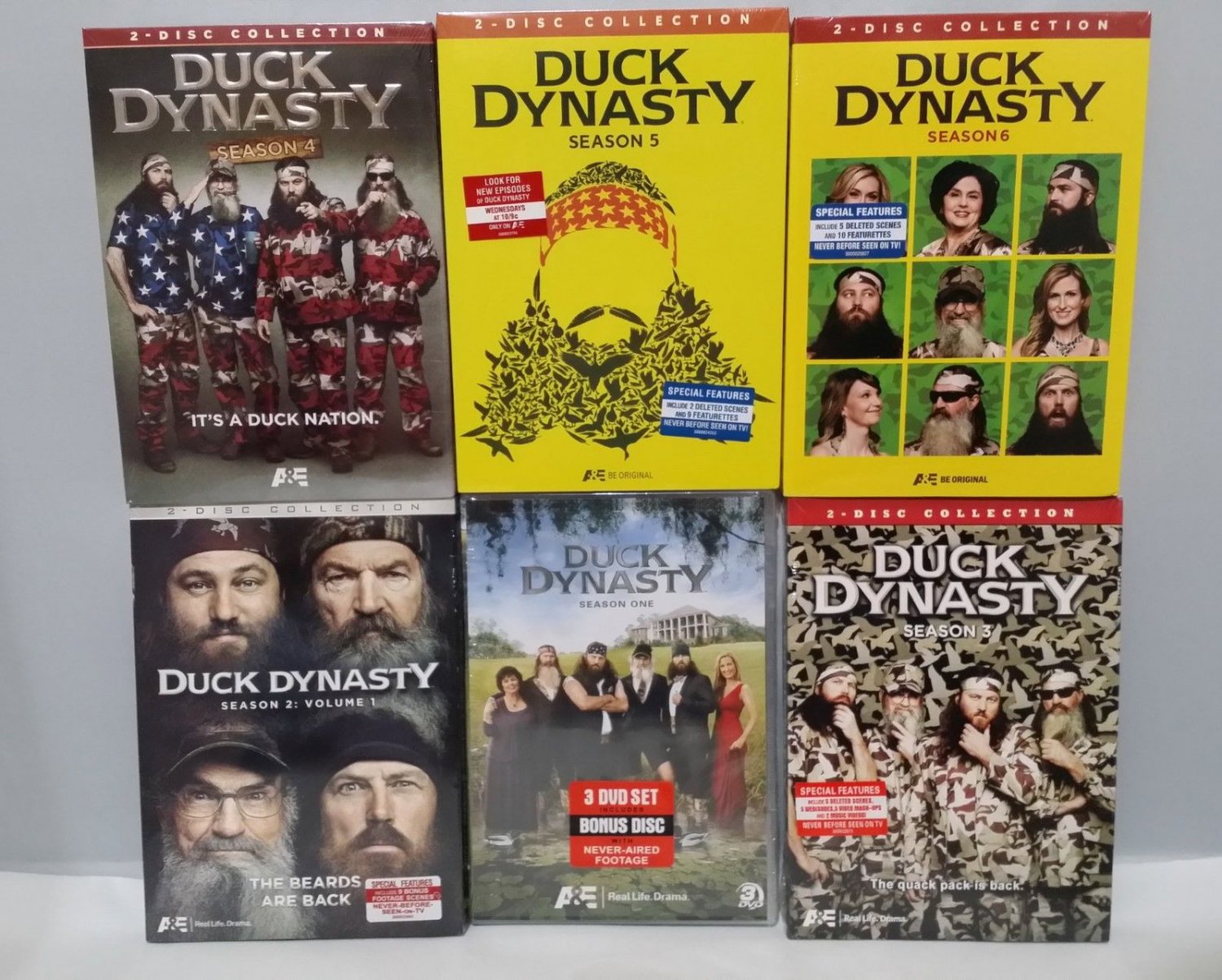 Duck Dynasty : Seasons 1-6 1 2 3 4 5 6 DVD Bundle BRAND NEW!