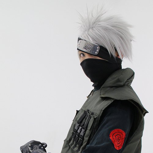 NARUTO Hatake Kakashi short white anime cosplay wig