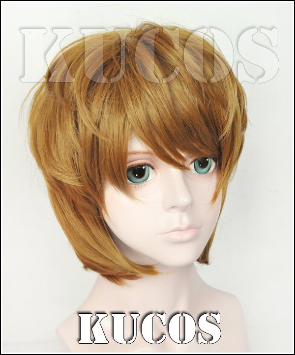 Detective Conan Case Closed Haibara Ai short brown mix anime Cosplay wig