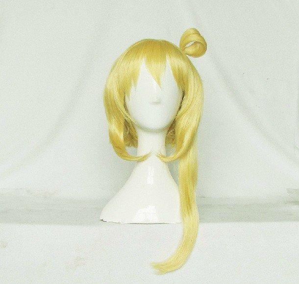 Lecty Eisenach yellow anime cosplay wig