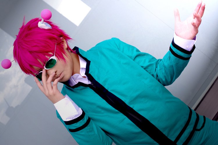 Saiki Kusuo no Psi Nan Saiki Kusuo short red cosplay wig