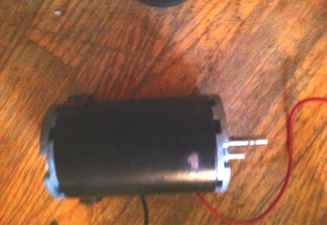 P3035 P3035A Fisher Salt Spreader Spinner Motor w Mounts Models 500 ...