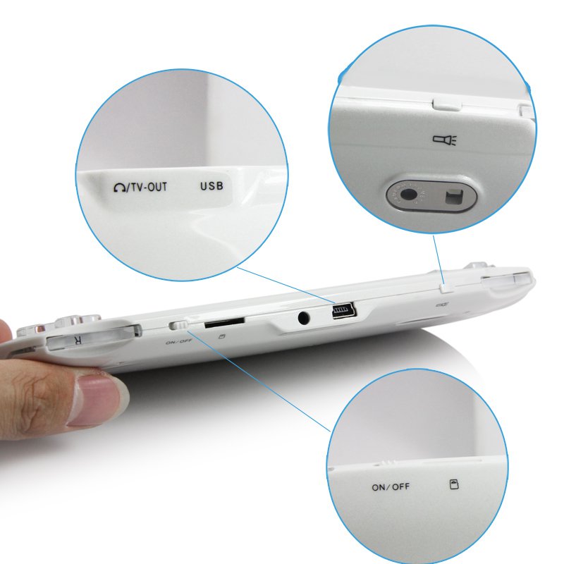 New 4.3 Touchscreen PMP Game Console System with 10,000 games supports