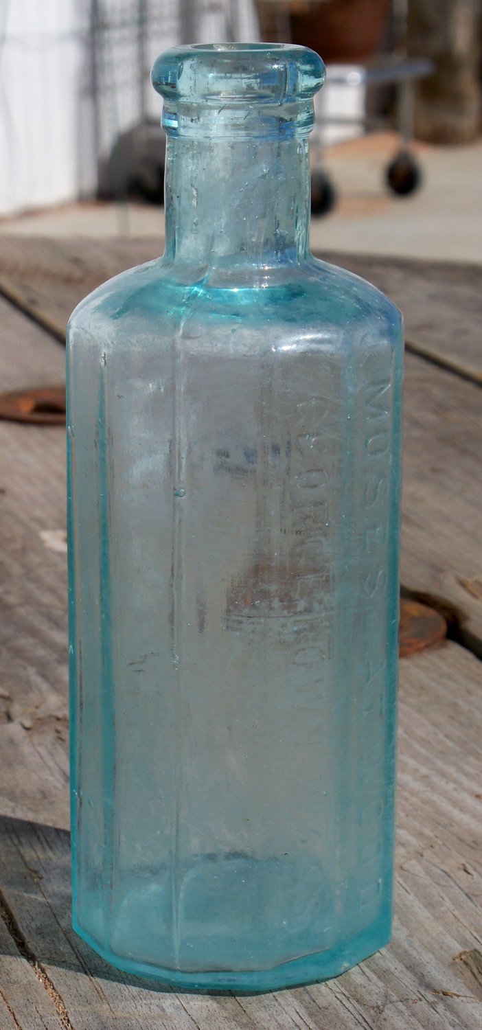 Atwoods Jaundice Bitters Moses Atwoods Georgetown, Mass 12 sided empty ...