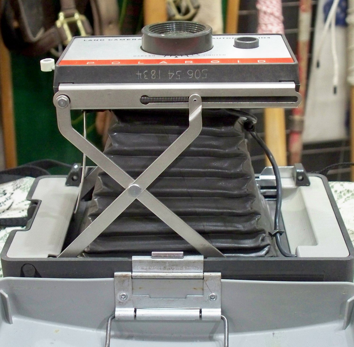 Polaroid Automatic 104 Land Camera untested with manual and cold clip