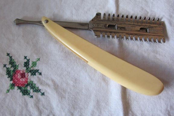 Vintage Antique Shaving Durham Duplex Men's Straight Edge Safety Razor