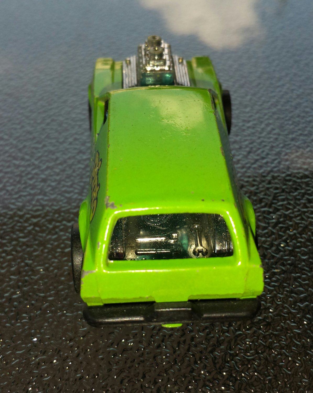 VINTAGE 70s HOT WHEELS REDLINE NEON GREEN POISON PINTO 1975 DIECAST CAR ...