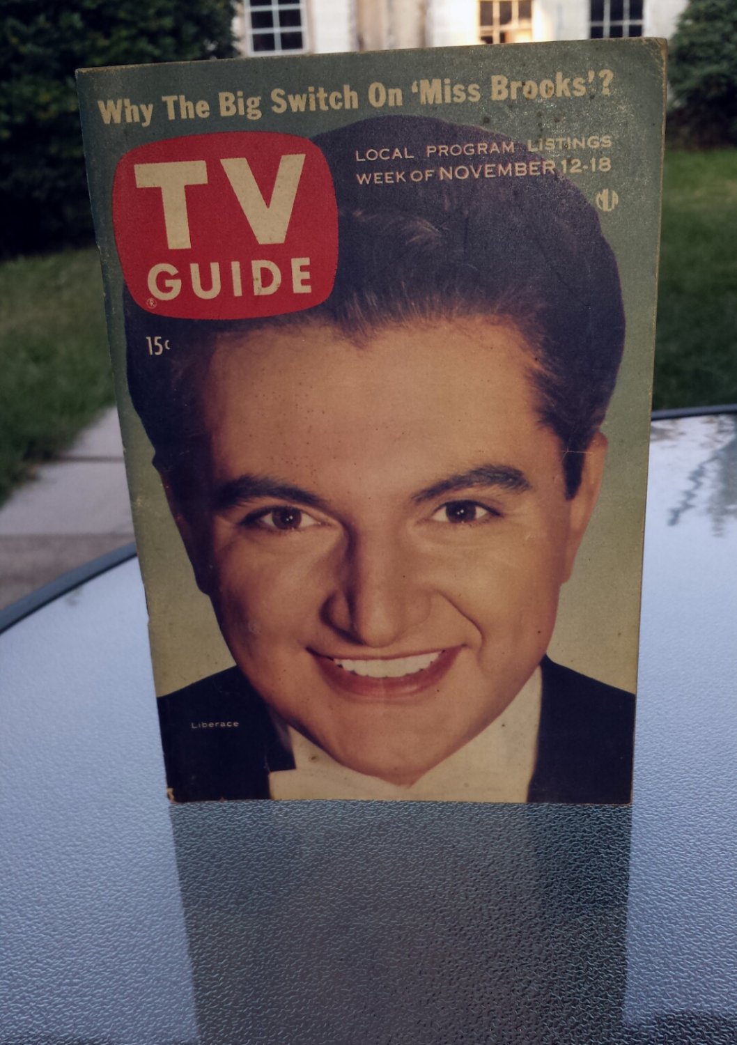 Vintage 50s TV GUIDE Vol 3 No 46 Issue #137 Nov 12 1955 LIBERACE Cover ...