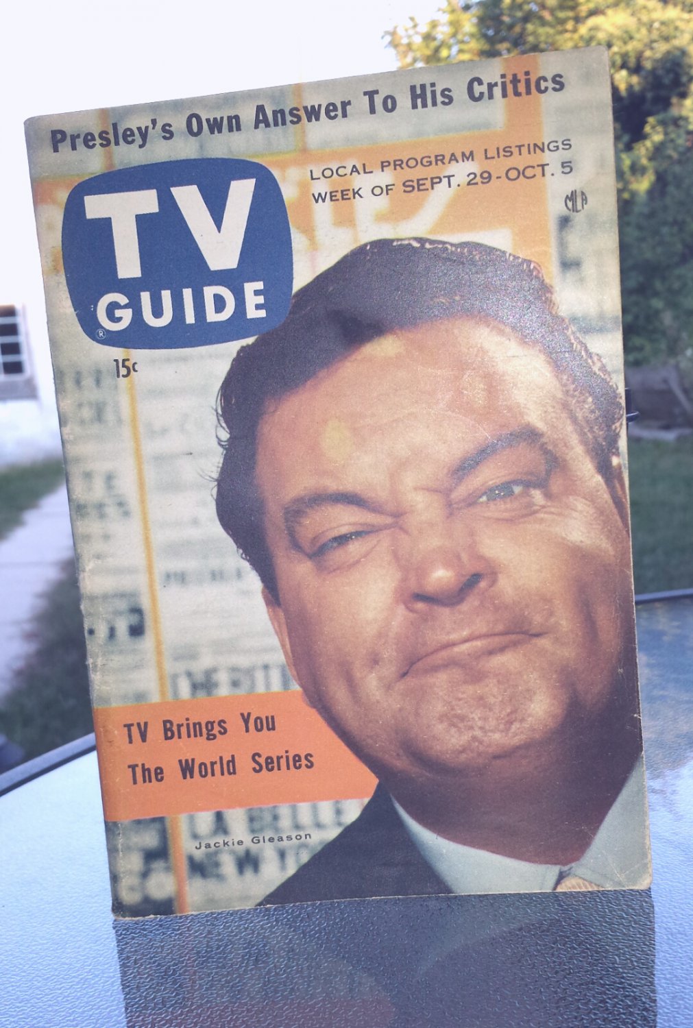 Vintage 50s TV GUIDE Issue 183 Sept 1956 JACKIE GLEASON ELVIS MICKEY ...