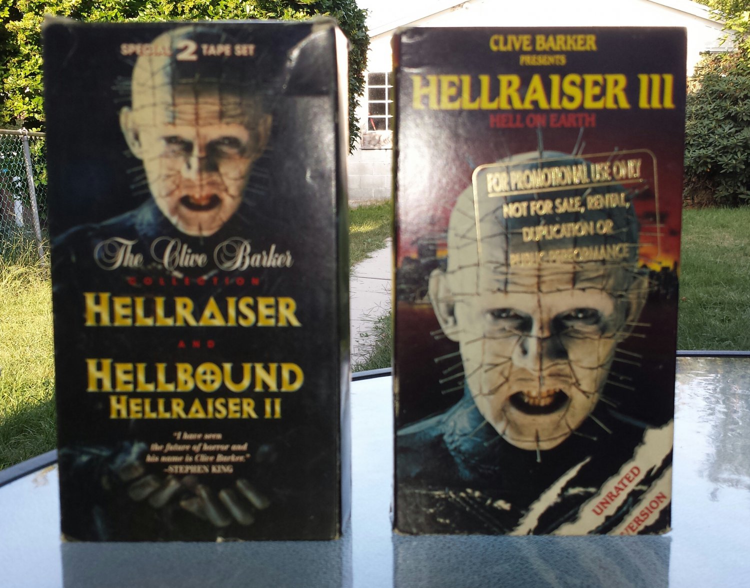 HELLRAISER 1 & 2 Box Set plus HELLRAISER 3 VTG VHS Videos set of 3 ...