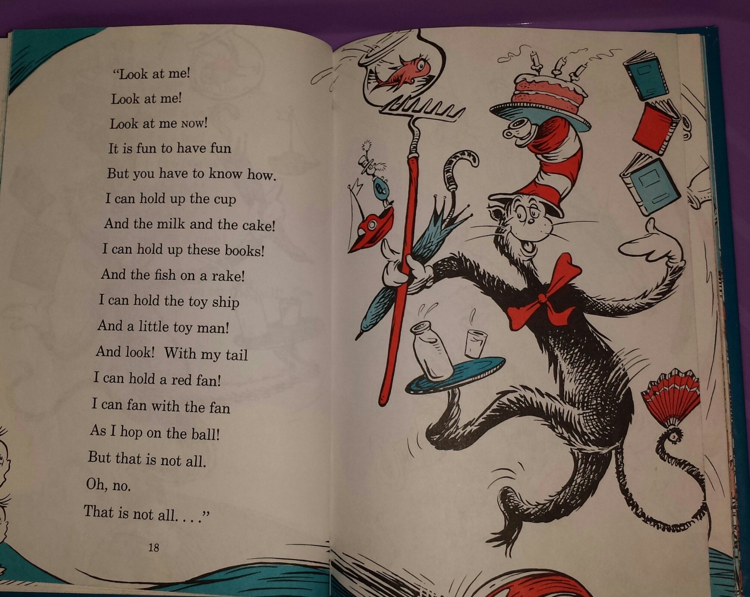 The Cat In The Hat and Green Eggs And Ham Dr Seuss Vintage Children's Books