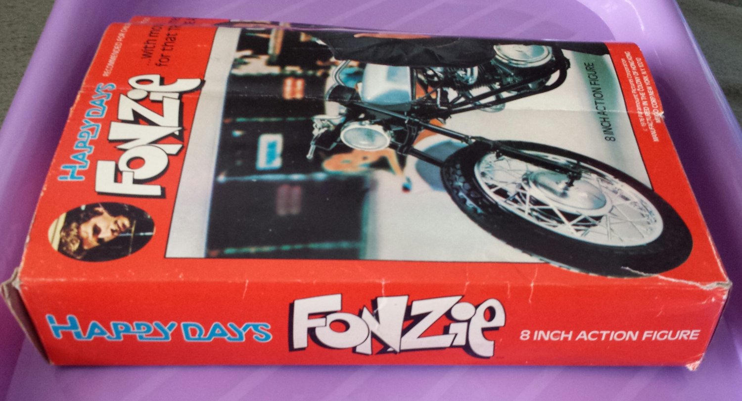 Vintage 1976 Happy Days FONZIE Doll Action Figure Mego NIB RARE