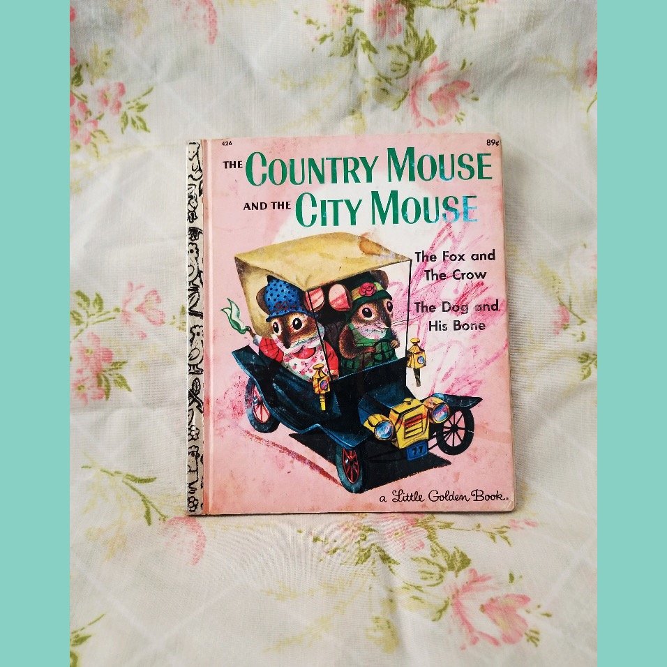 The Country Mouse And The City Mouse Richard Scarry Vtg 1982 a Little ...