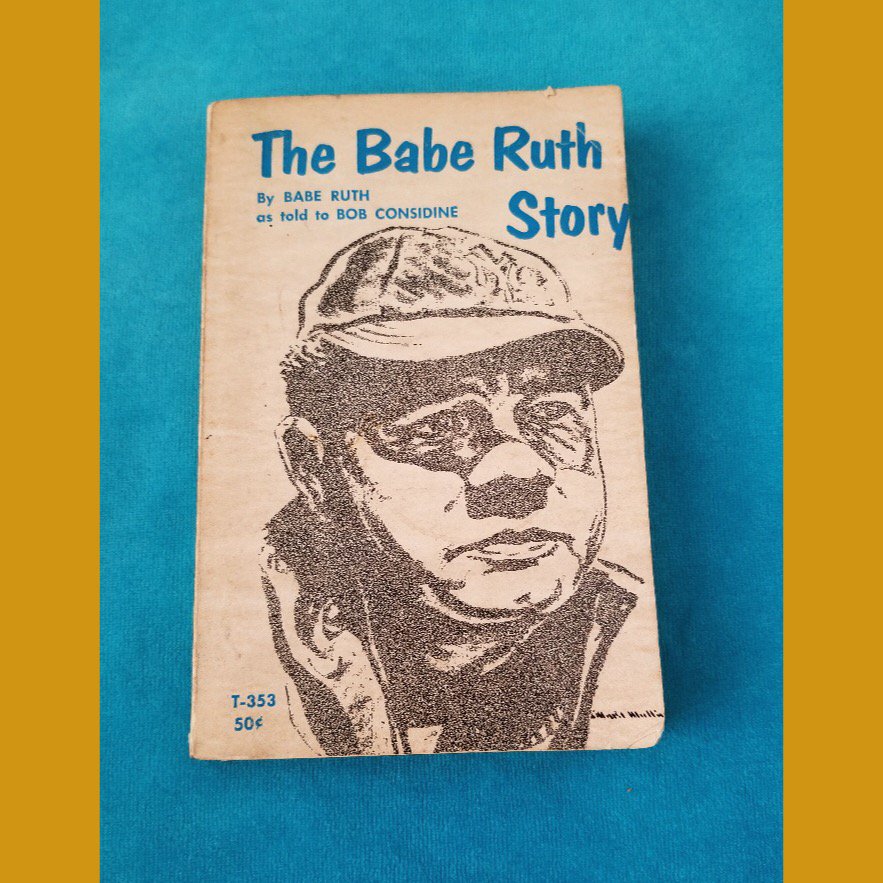 The Babe Ruth Story Vintage Paperback Book 1963 by Babe Ruth as told by ...