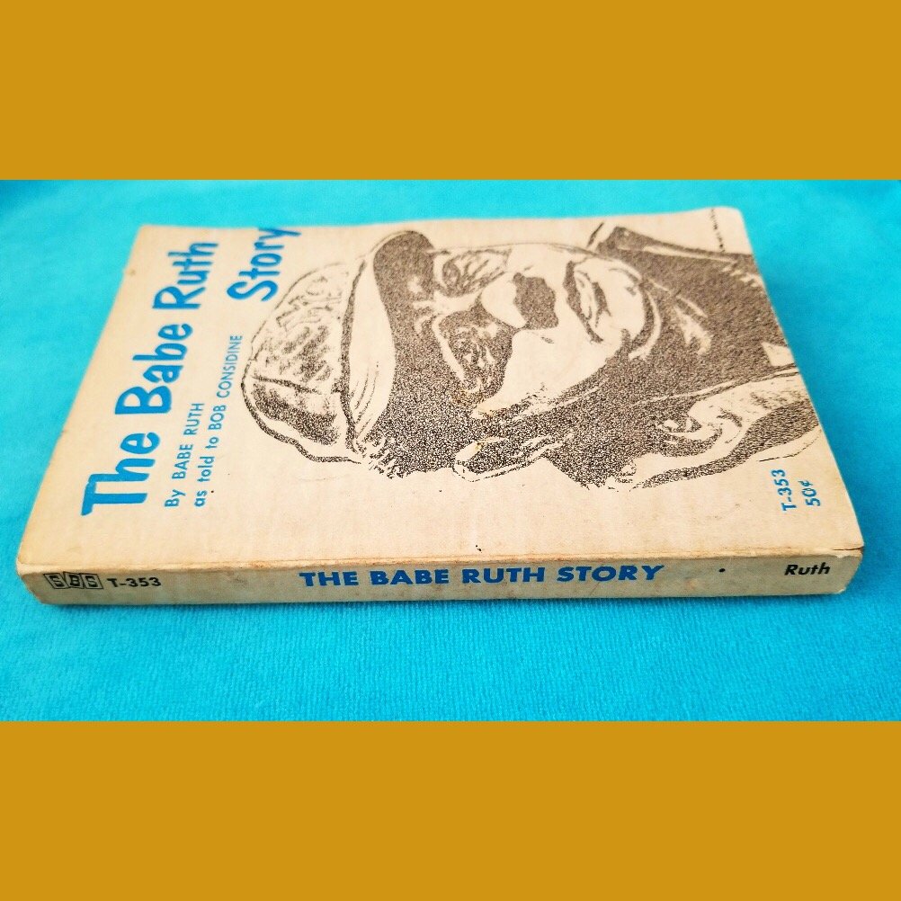 The Babe Ruth Story Vintage Paperback Book 1963 by Babe Ruth as told by ...