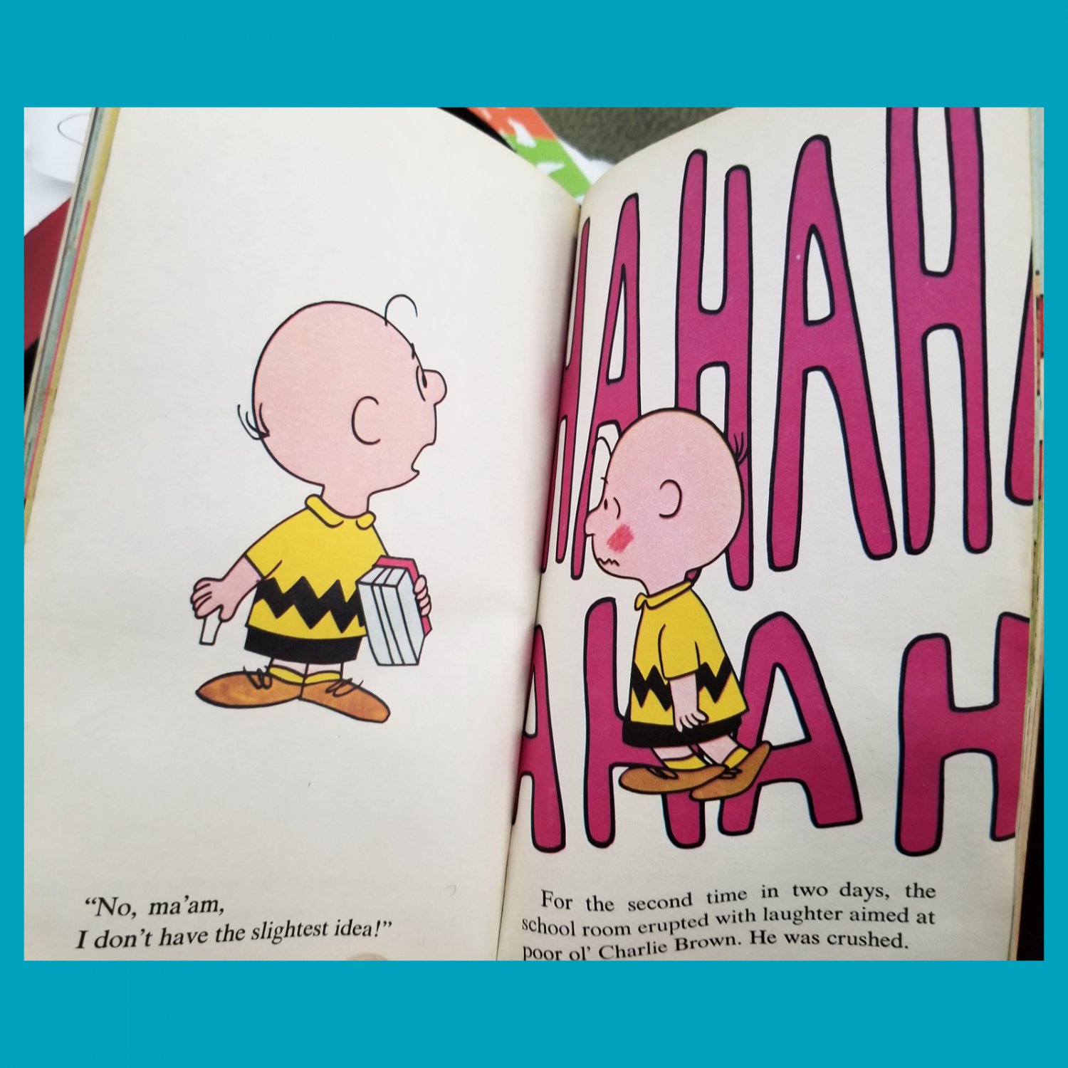 Vintage You're In Love Charlie Brown Charles M Schultz 1969 Paperback Book