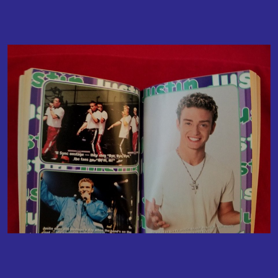 JUSTIN! By Michael-Anne Johns Justin Timberlake ‘N Sync VTG Scholastic ...