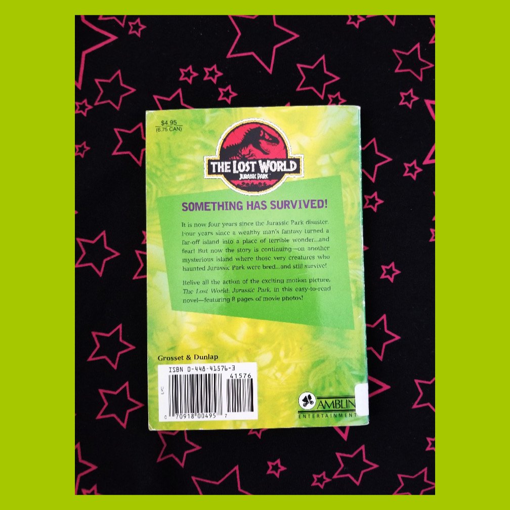 The Lost World Jurassic Park Site B The Junior Novelization by Gail ...