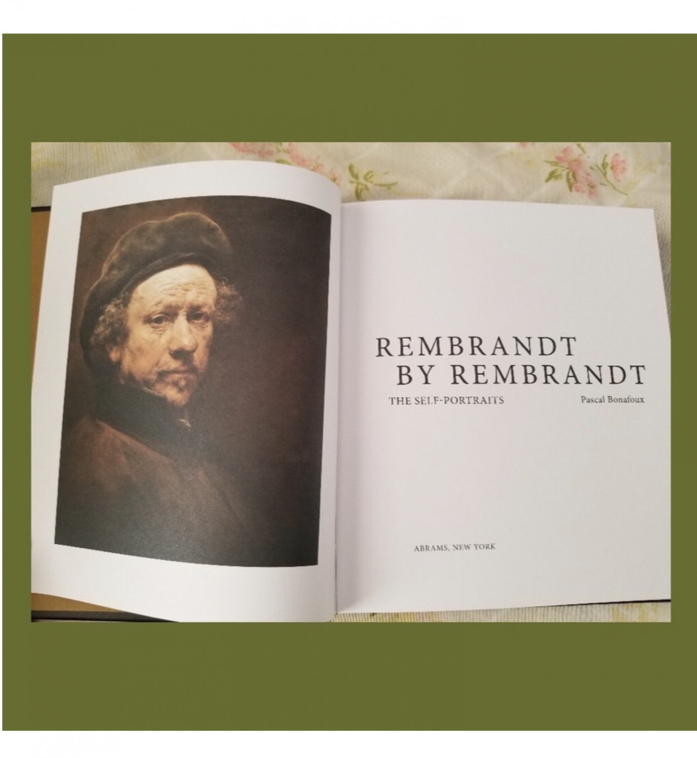 Rembrandt By Rembrandt The Self-Portraits Book Hardcover Art Book