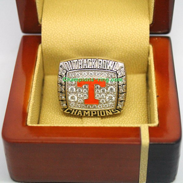 2008 Tennessee Volunteers Outback Bowl Football National Championship Ring