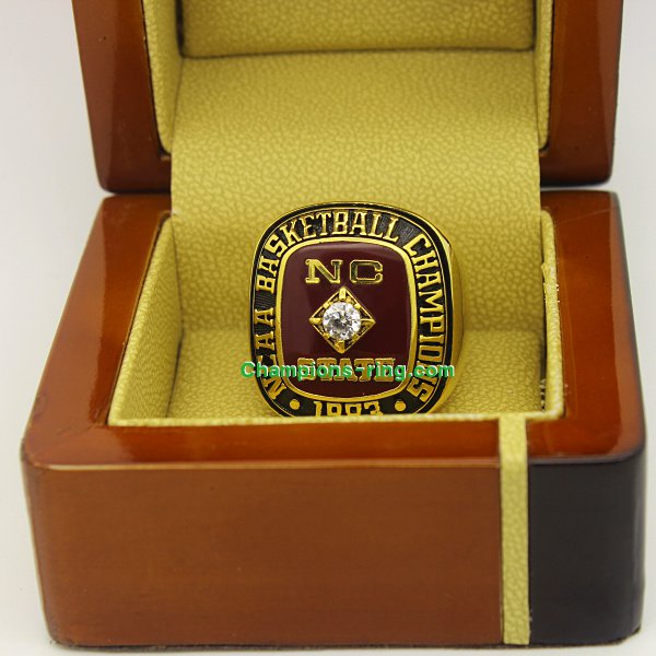 1983 NC State Wolfpack College Basketball Championship Ring