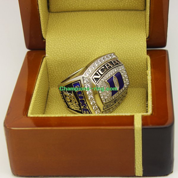 2015 Duke Blue Devils Basketball National Championship Ring