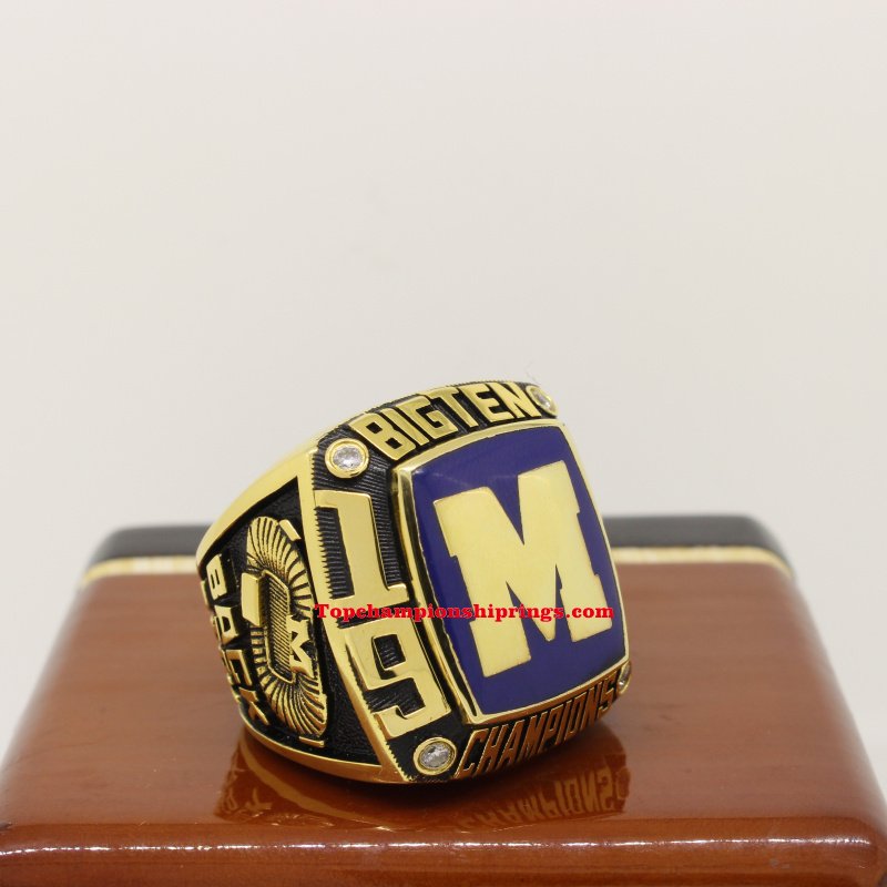 1998 Michigan Wolverines Big Ten Football Championship Ring
