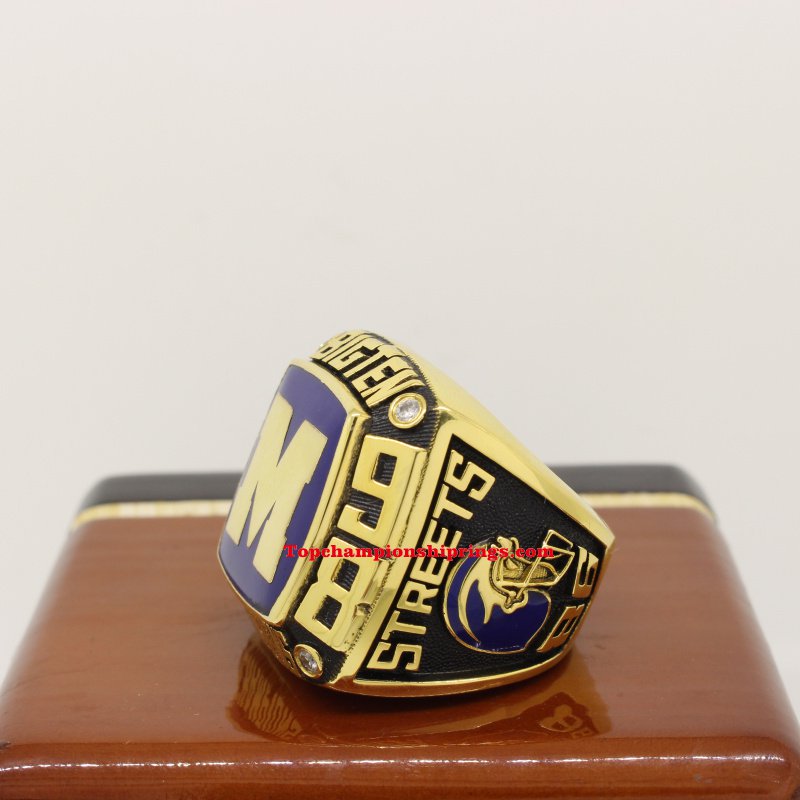 1998 Michigan Wolverines Big Ten Football Championship Ring
