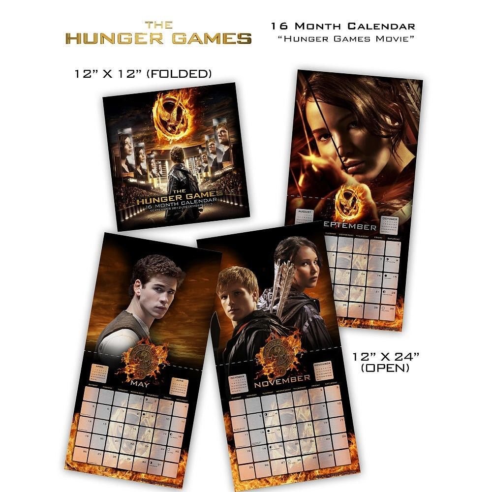 NEW Hunger Games NECA 16 Month Calendar Magazine Sep 2012-Dec 2013 Katniss