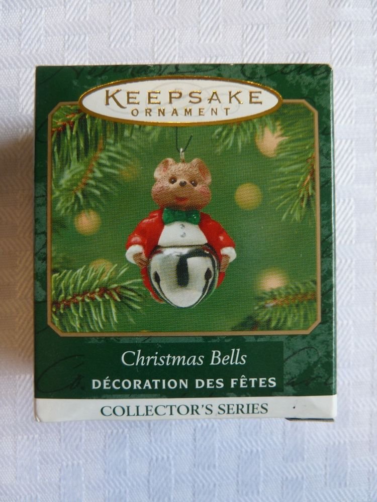 Hallmark Keepsake 2001 Christmas Bells #7 Miniature Ornament NEW IN BOX ...