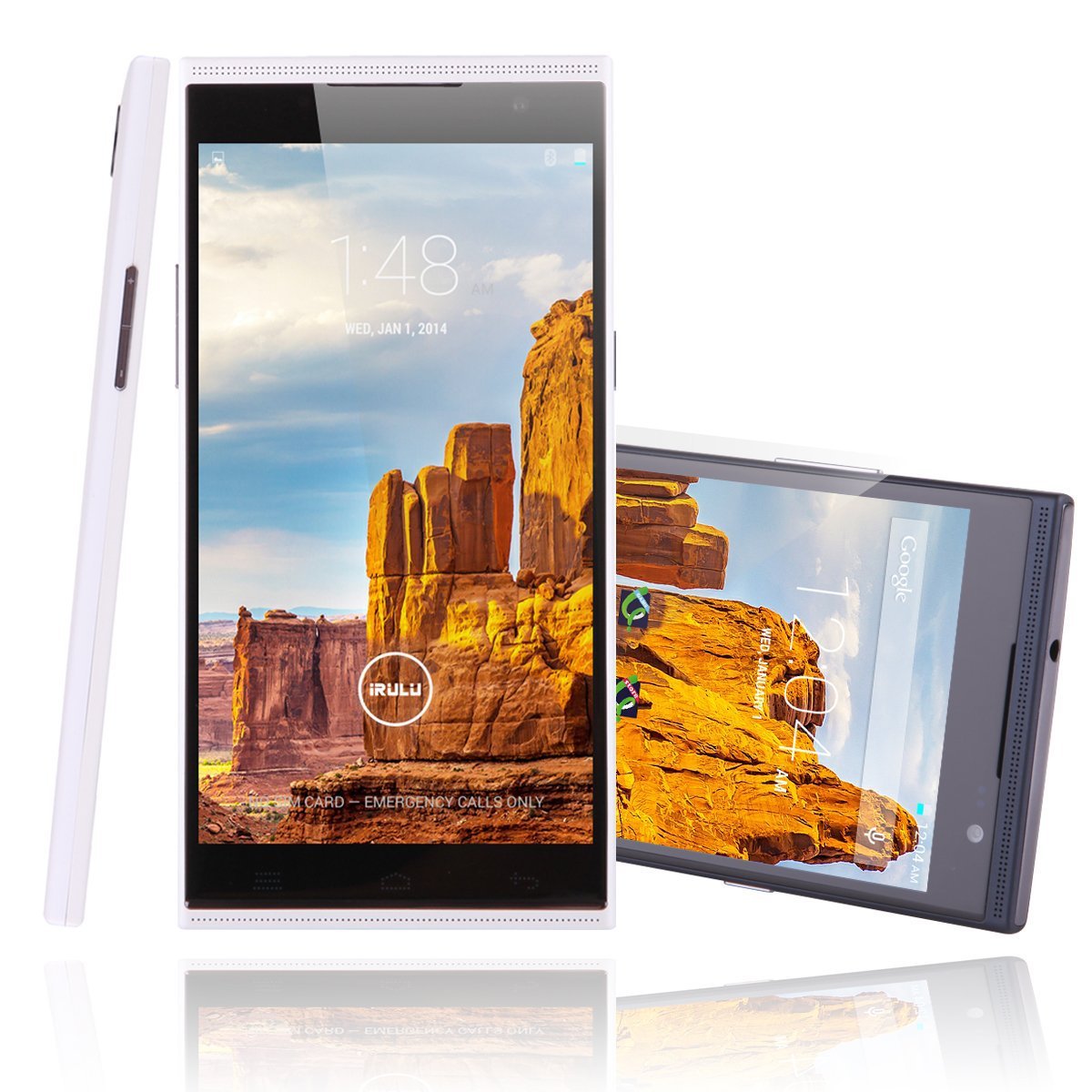 iRulu Newest V1 Phone - 5.5" QHD Ultra Lightweight Android 4.4 Smartphone