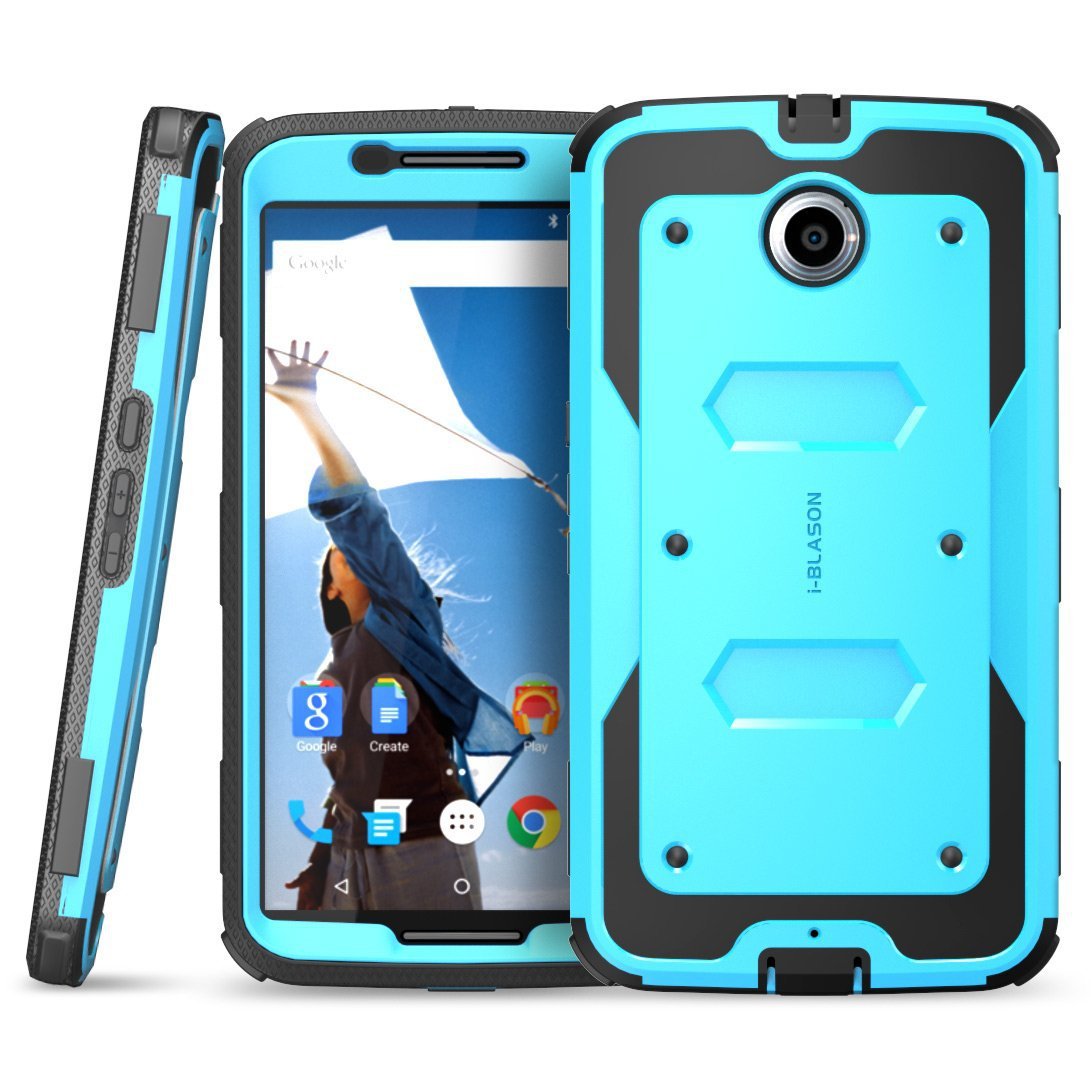 i-Blason Google Nexus 6 Phone Case Armorbox [Dual Layer] Hybrid Full ...