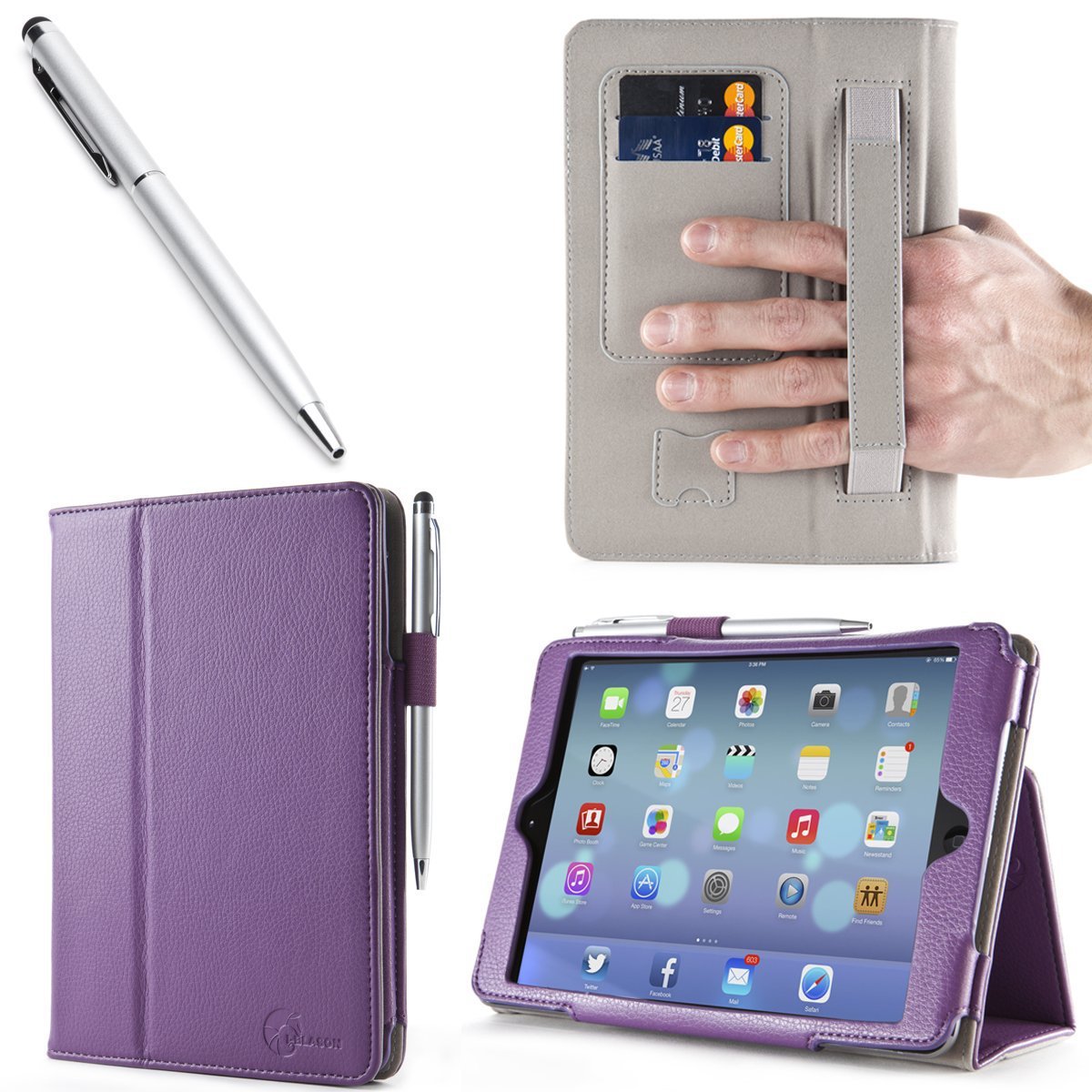 i-Blason Apple iPad Mini 3 Case [2014 Release with Touch ID] Compatible ...