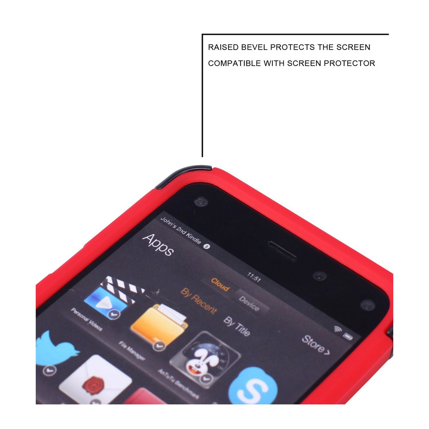 Fire Phone Case - BUDDIBOX Amazon Fire Phone Case ARMOcase Series Belt ...