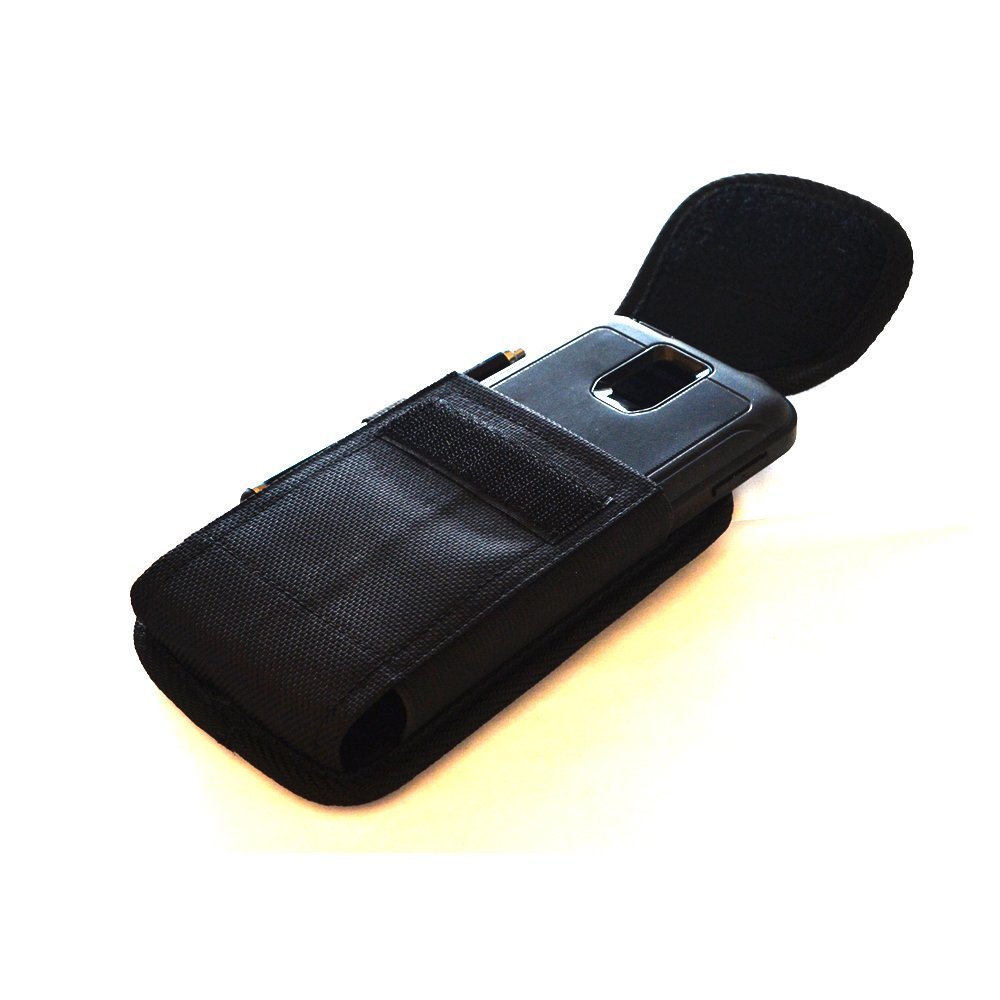 Kuteck Black Heavy Duty Rugged Nylon Canvas Protective Carrying Cell ...