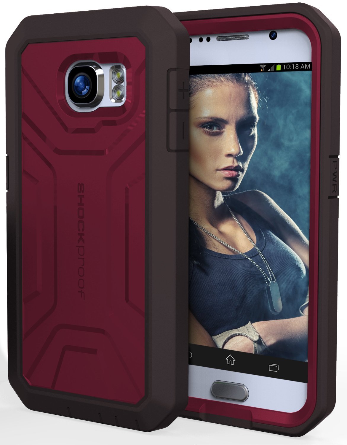 Galaxy S6 Case, New (eXtreme Armor) Grip Case w/ HD Screen Protection ...