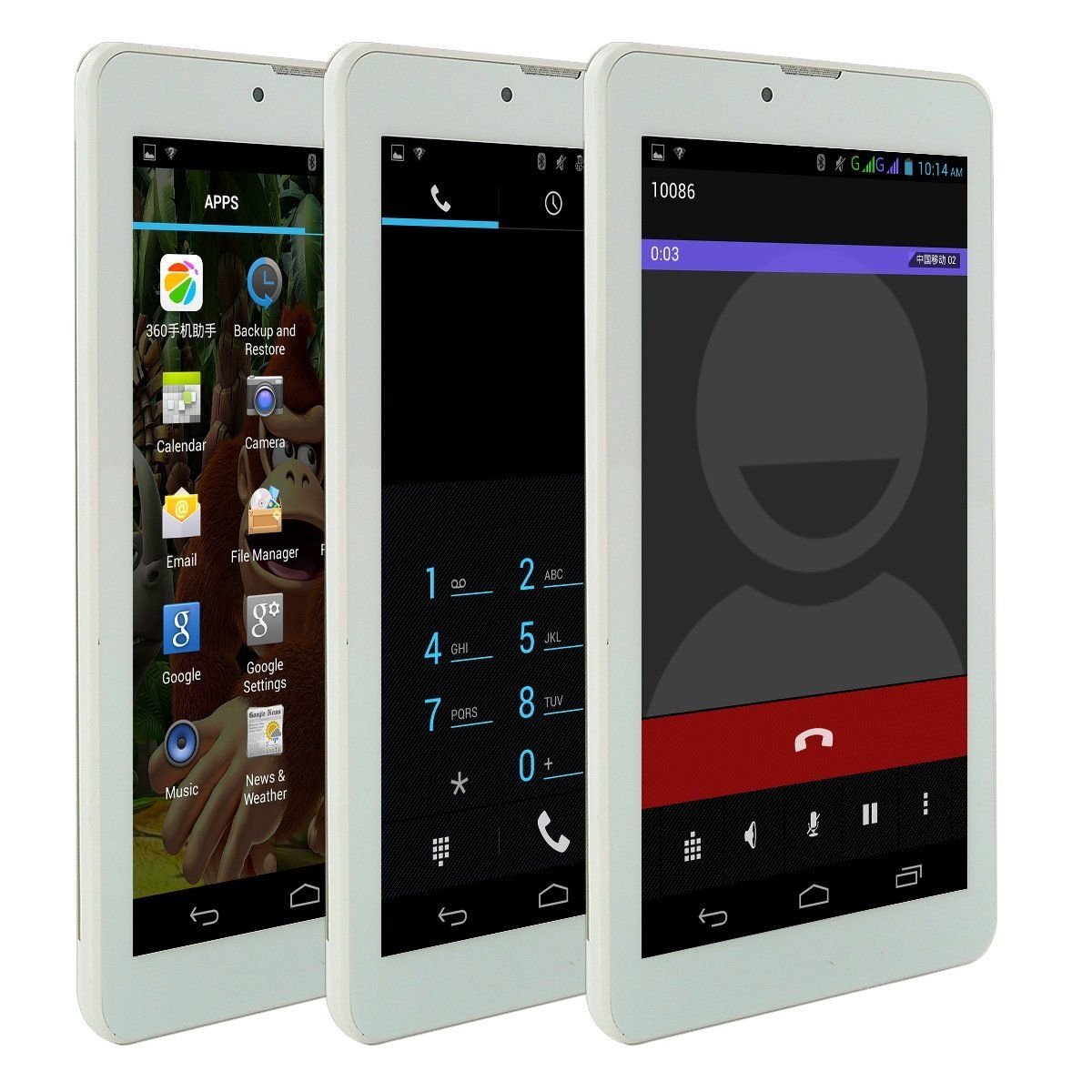 XGODY 7" 3G/2G Dual Sim Android 4.2 Unlocked Smart Phone GPS Tablet PC ...